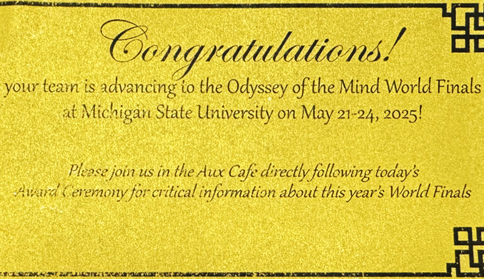 Chancellor Academy Advances to Odyssey of the Mind World Finals ...